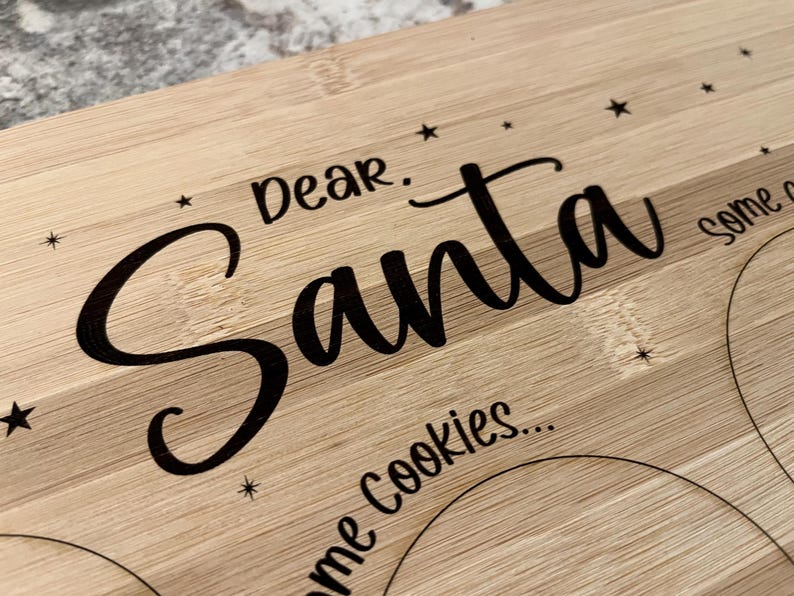 Santa Cookie Tray, Santa Treat Tray, Santa Christmas Eve Board, Cookies ...