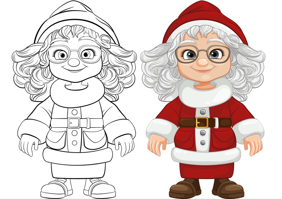 Printable Merry Christmas Coloring and Cut & Paste Activity Book - 10 ...