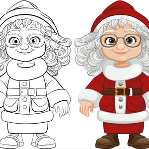Printable Merry Christmas Coloring and Cut & Paste Activity Book - 10 ...