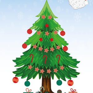 Printable Merry Christmas Coloring and Cut & Paste Activity Book 10 ...