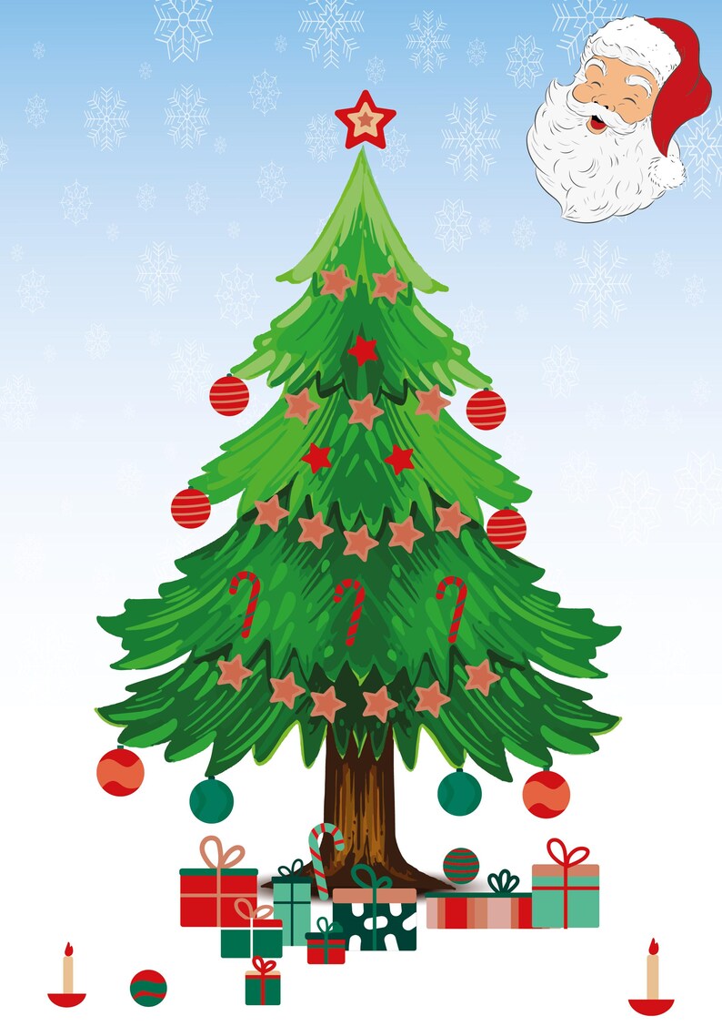 Printable Merry Christmas Coloring and Cut & Paste Activity Book - 10 ...
