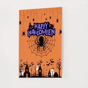 Cute Happy Halloween Graphic Poster, Digital Download - Etsy
