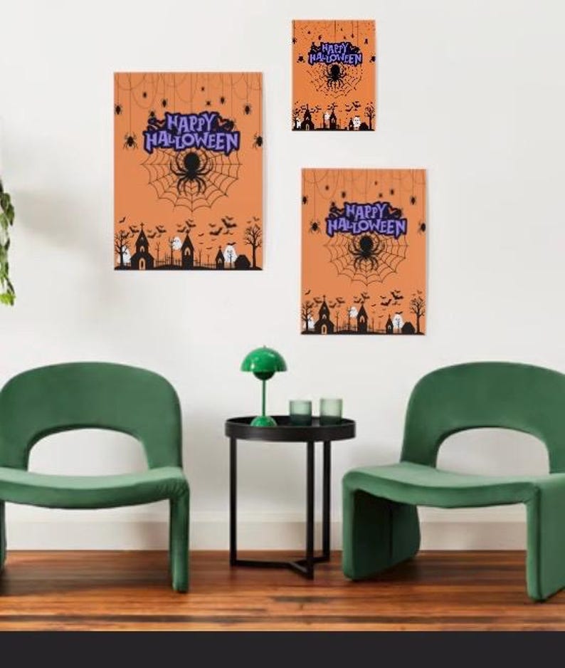 Cute Happy Halloween Graphic Poster, Digital Download - Etsy