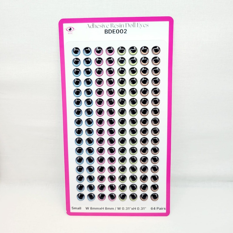 Adhesive Resin Expressive Doll Eyes for Clay, Felt, Fabric & Fashion ...
