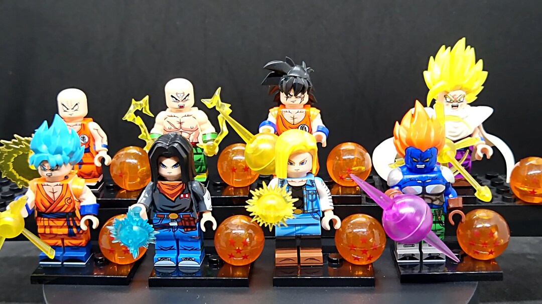 Custom Anime TV Show Block Figurines DBZ Inspired - Etsy