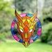 Dragon Stained Glass Pattern: Fantasy Head Template (SVG, PDF) - Etsy