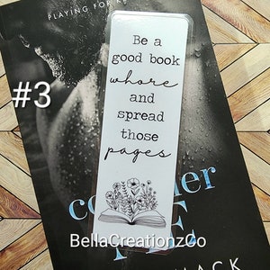 Smutty Bookmarks, Spicy Bookmarks, Book Lover Gift, Smut Lover, Book ...