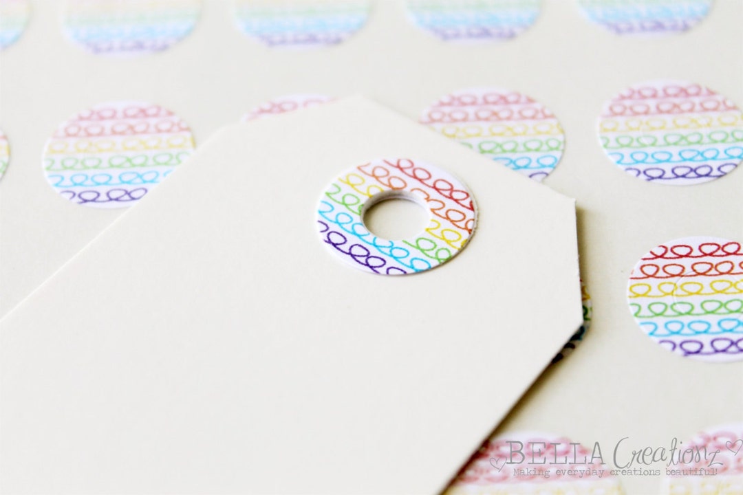 Rainbow Loops Reinforcement Stickers - Etsy