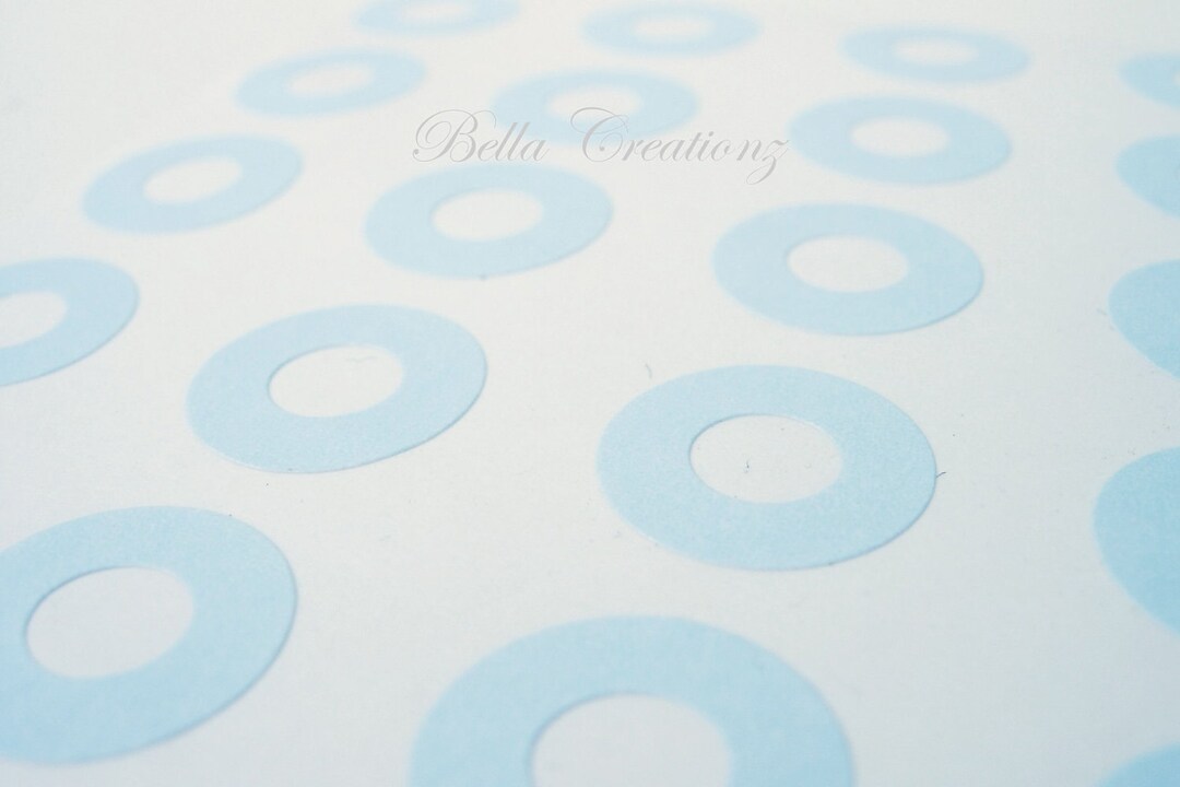 Light Blue Circle Reinforcement Stickers - Etsy