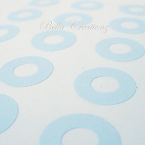 Light Blue Circle Reinforcement Stickers - Etsy