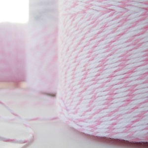 PINK Twine - Bubble Gum Pink Bakers Twine by Timeless Twine - Etsy