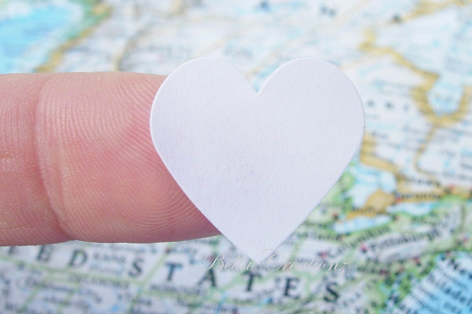 48 White Heart Stickers Envelope Seals | Etsy