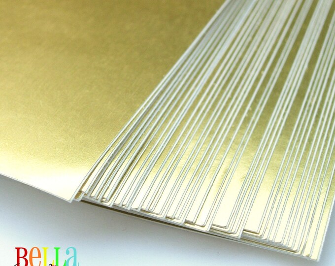 Metallic Gold Sticker Sheets - Perfect for Your DIY Projects 8.5" X 11 ...