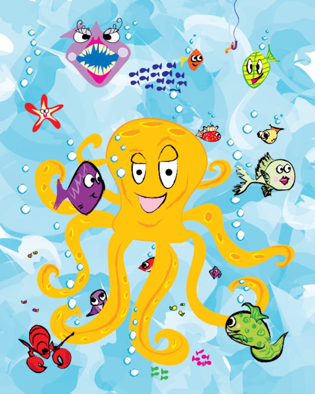 OCTOPUS and FRIENDS - Etsy