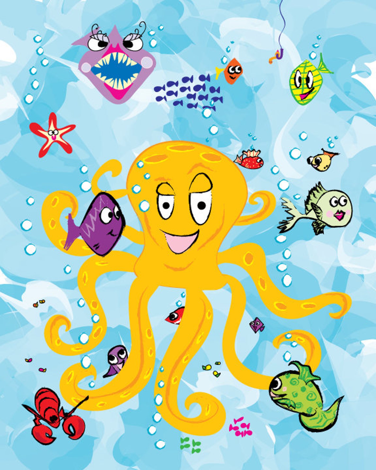 OCTOPUS and FRIENDS - Etsy