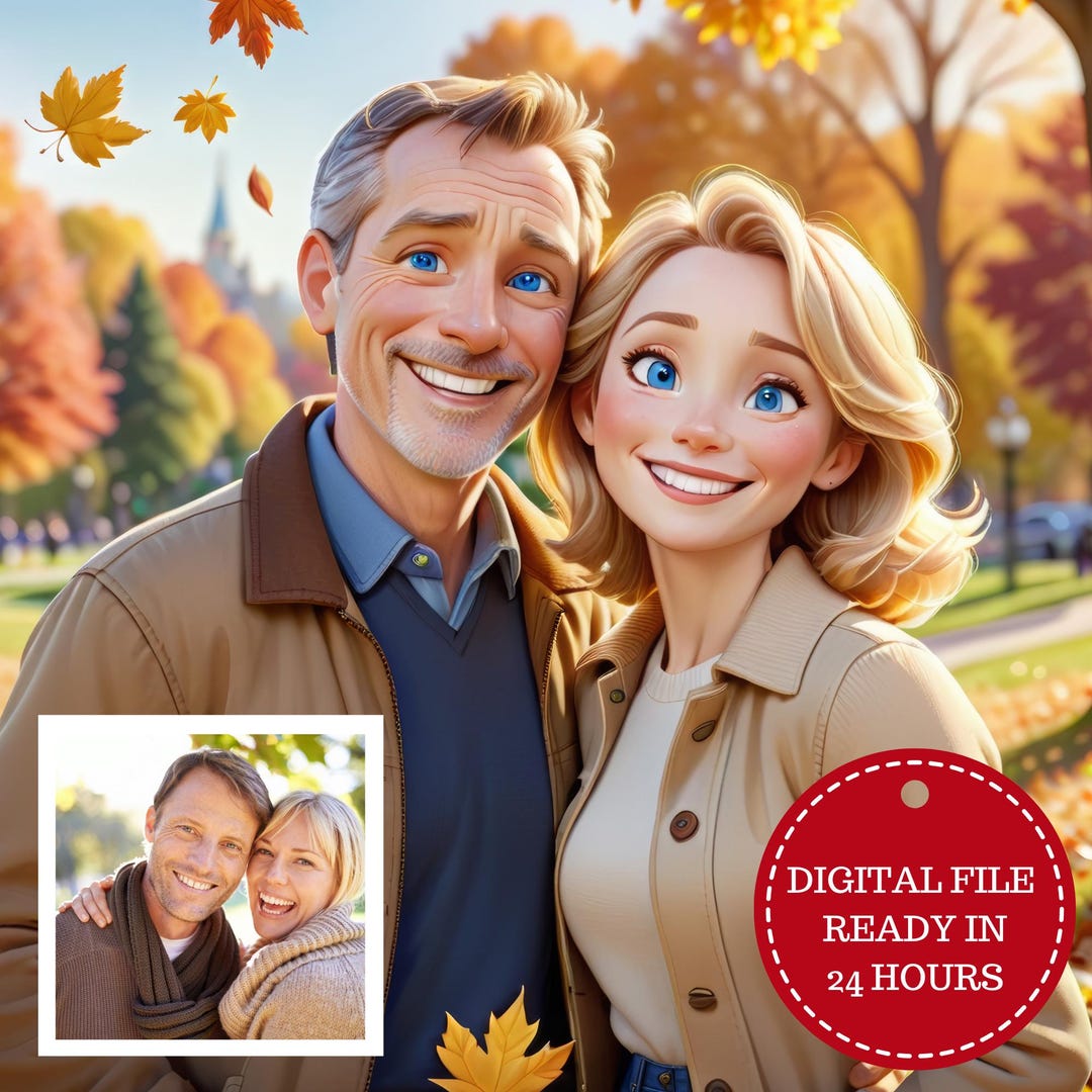 Personalize 3d Cartoon Portrait, Pixar Gift for Him, Cartoon Style ...