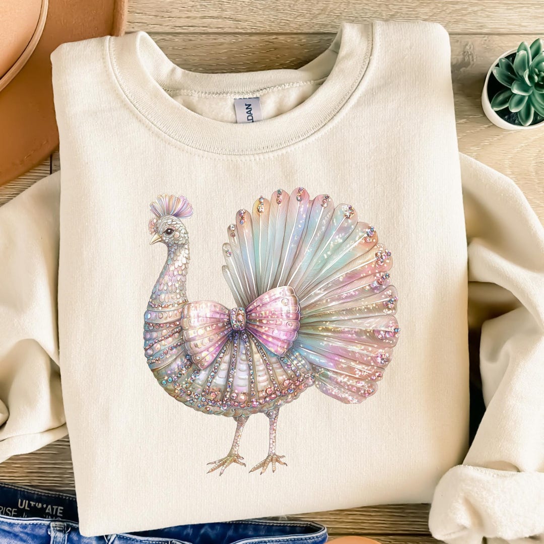 Pastel Thanksgiving Turkey Png, Thanksgiving Png, Thankful Coquette Png ...