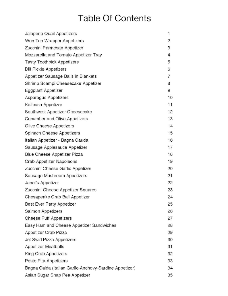 Bite-sized Bliss: Appetizers to Wow - Etsy