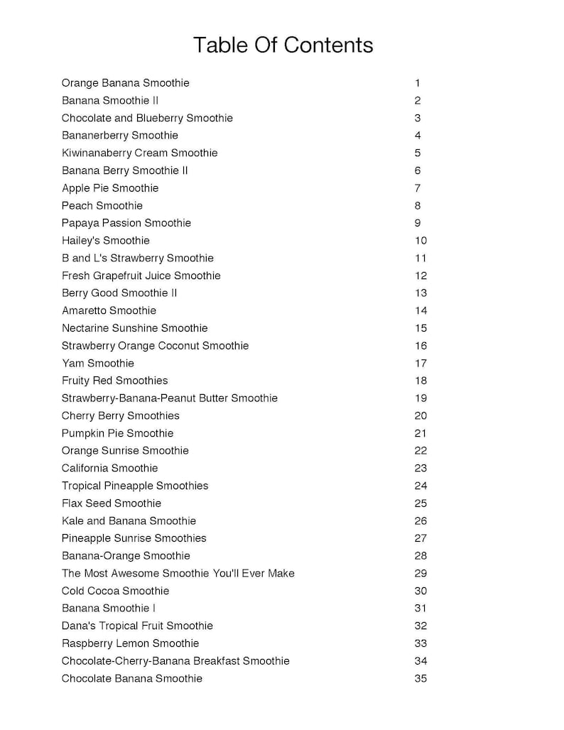 Blend It Up: Smoothie Recipes for Every Mood - Digital Cookbook - Etsy