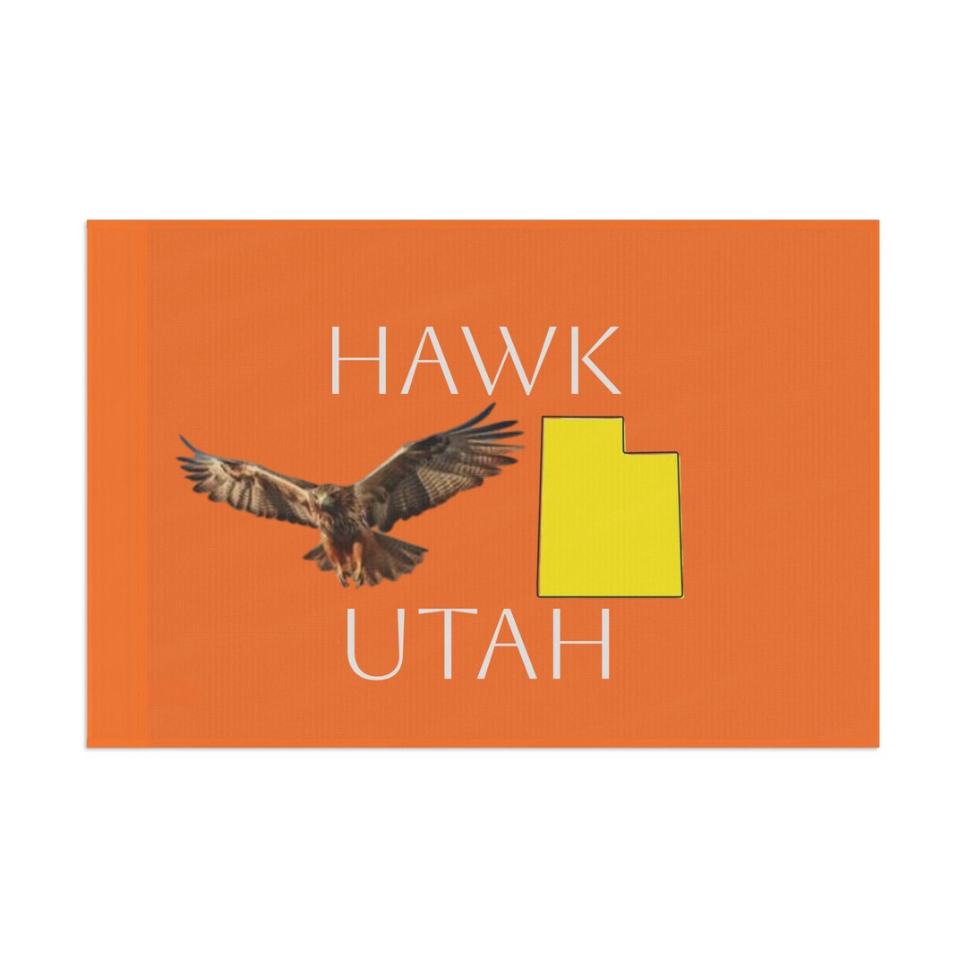 Hawk Utah Flag - Etsy