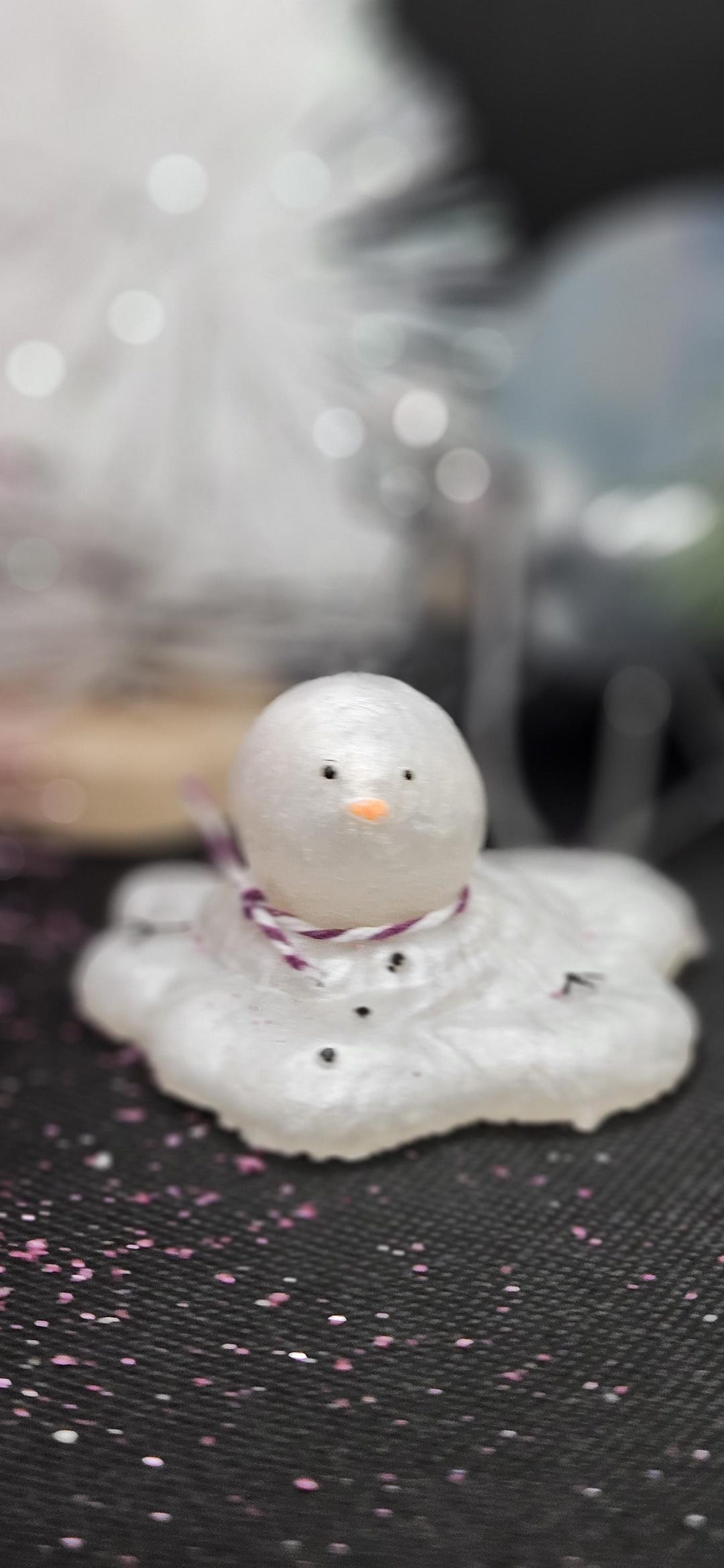 Handmade Epoxy 3D Melted Santa Figure - Etsy