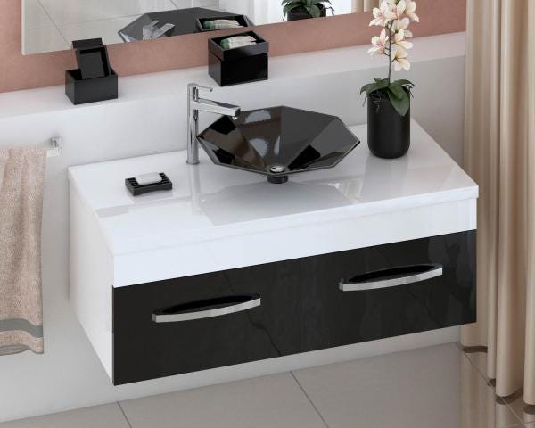 Geometric Basin Bathroom Unusual Sink Engineered Marble Stone Beige ...