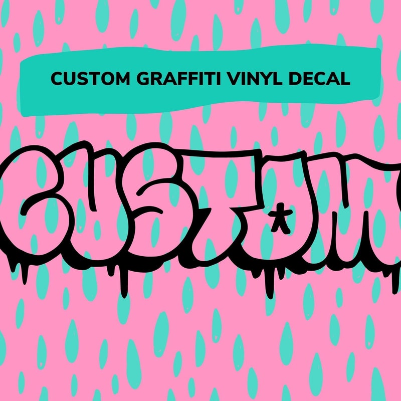 Graffiti Letter Stickers - Etsy