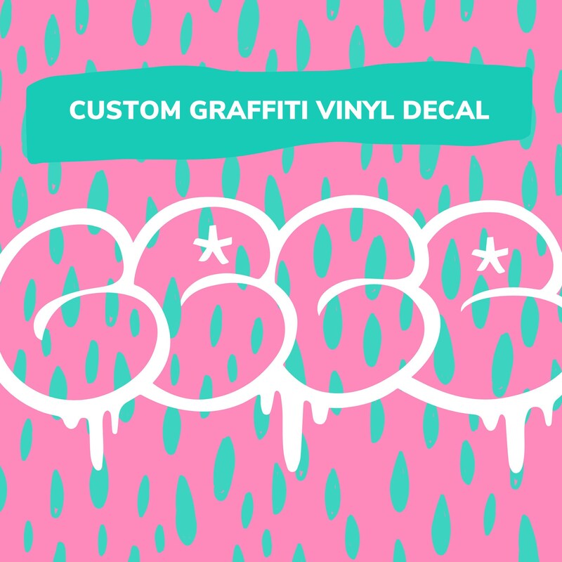 Graffiti Letter Stickers - Etsy