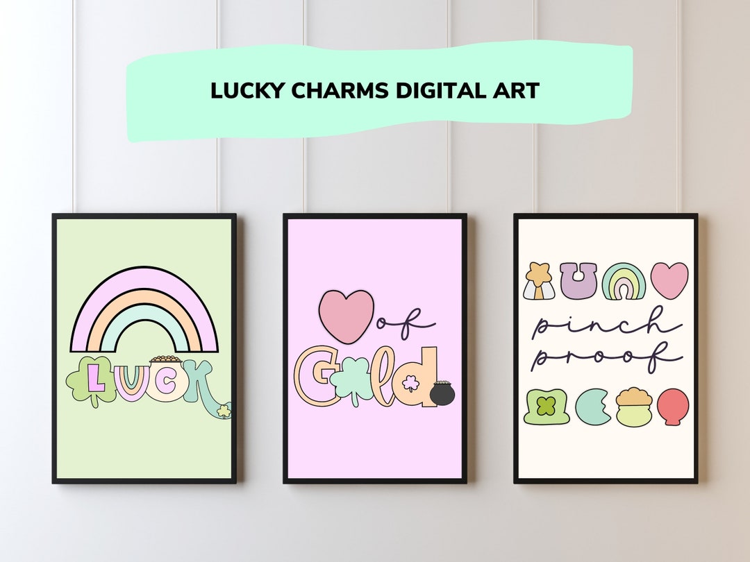 Lucky Charms Printable Art / Downloadable File / Digital Art - Etsy
