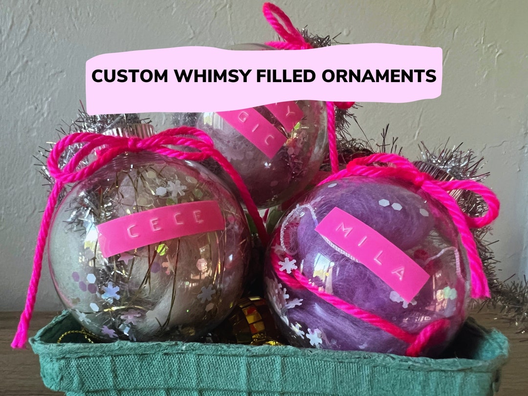 Custom Whimsy Stuffed Ornaments - Etsy