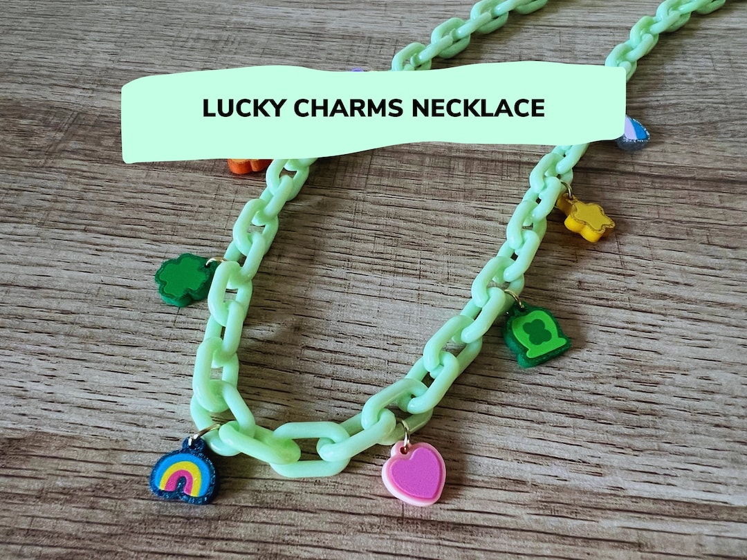 Lucky Charms Necklace - Chain Link - Etsy