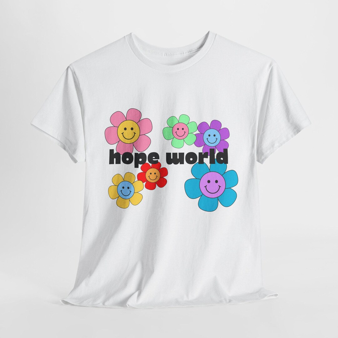 BTS J-hope Hope World Flower Tee, BTS Kpop Shirt, Kpop Shirt, Unisex ...