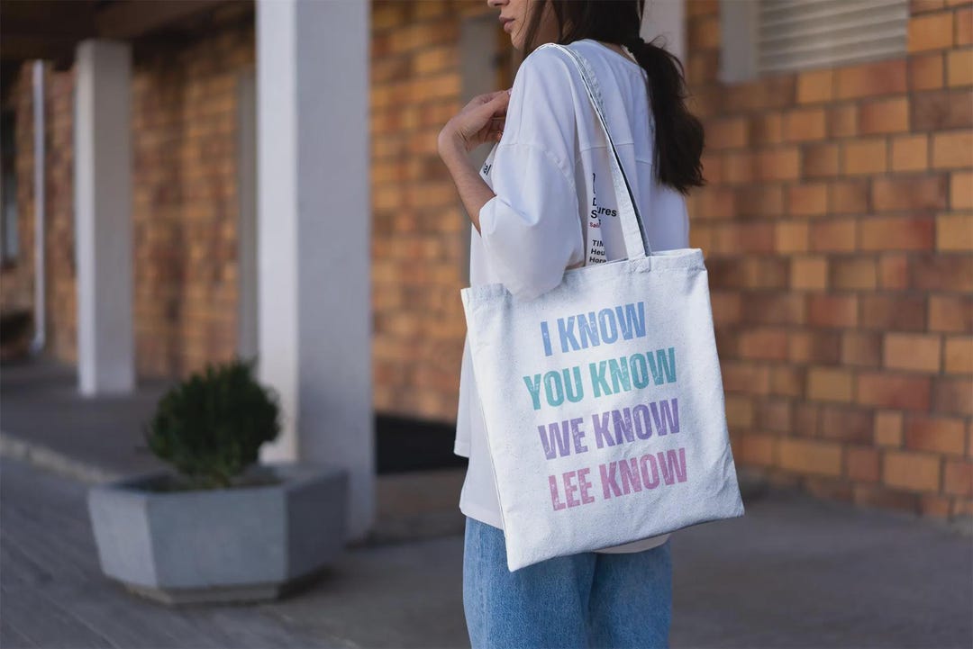 Stray Kids Lee Know Tote Bag, Kpop Fan Gifts - Etsy
