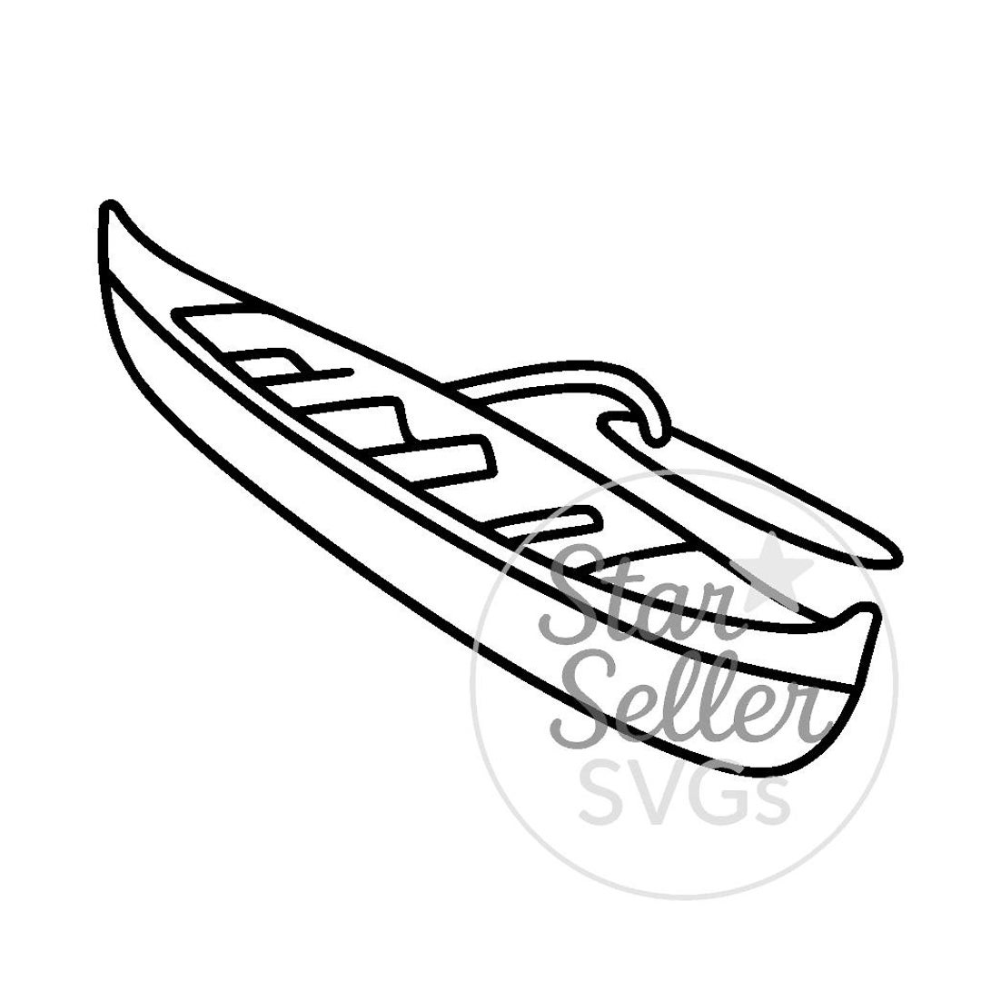 Outrigger Canoe SVG Bundle - Etsy