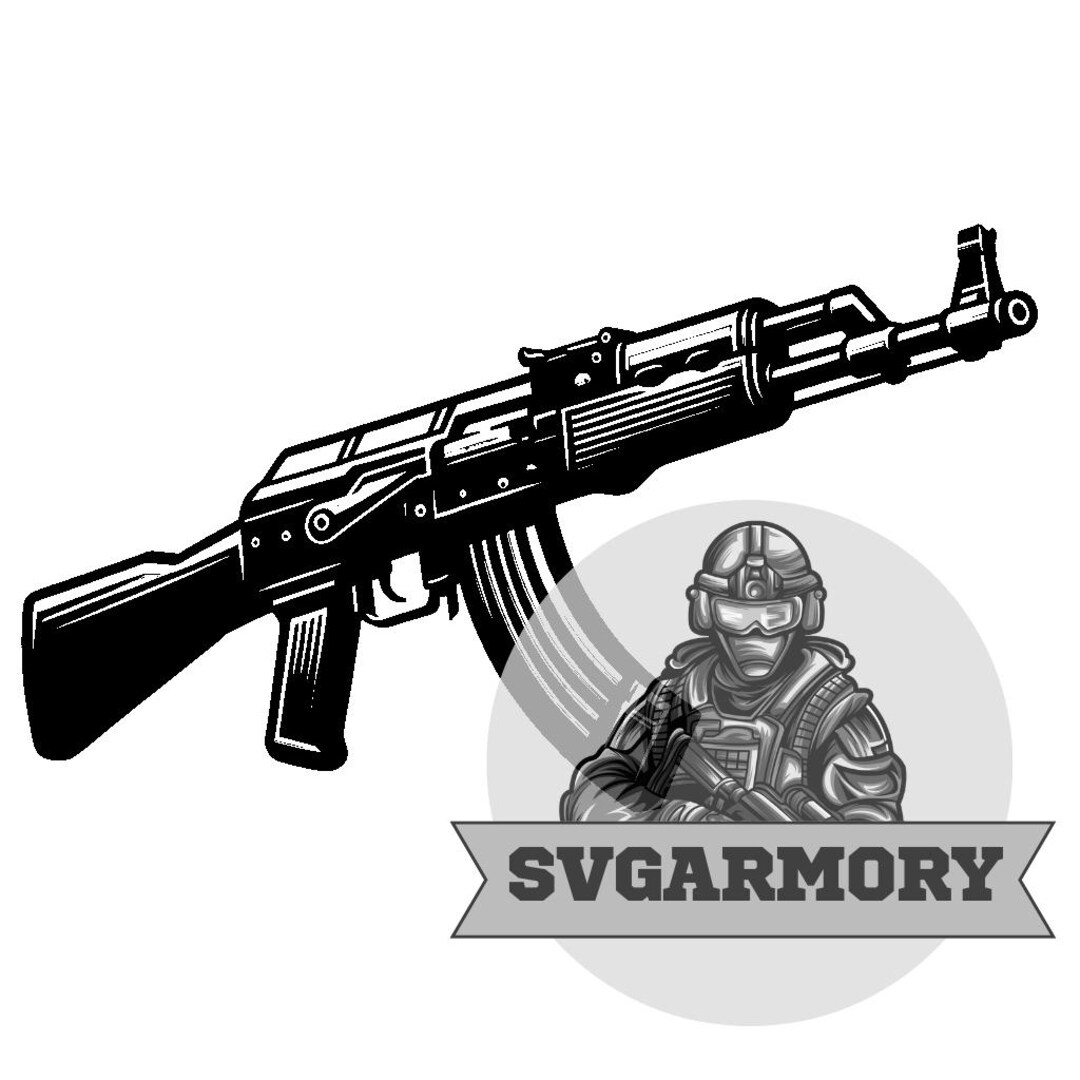 Ak 47 SVG Bundle - Etsy