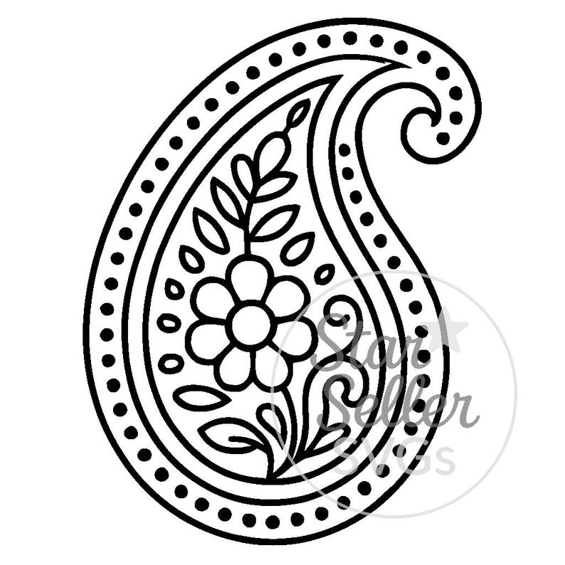 Paisley Pattern SVG Bundle - Etsy