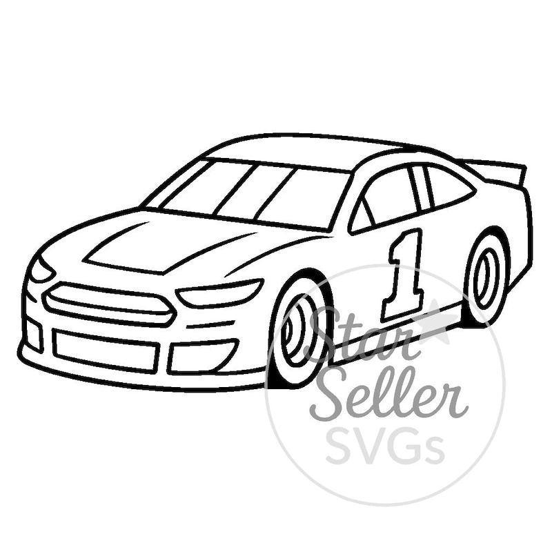Nascar Svg Files - Etsy