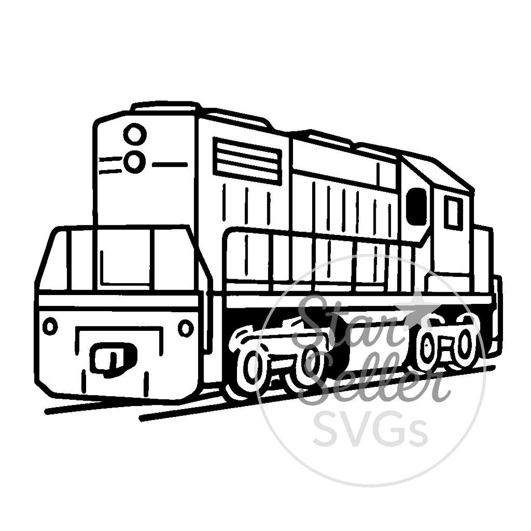 Diesel Locomotive SVG Bundle - Etsy Australia