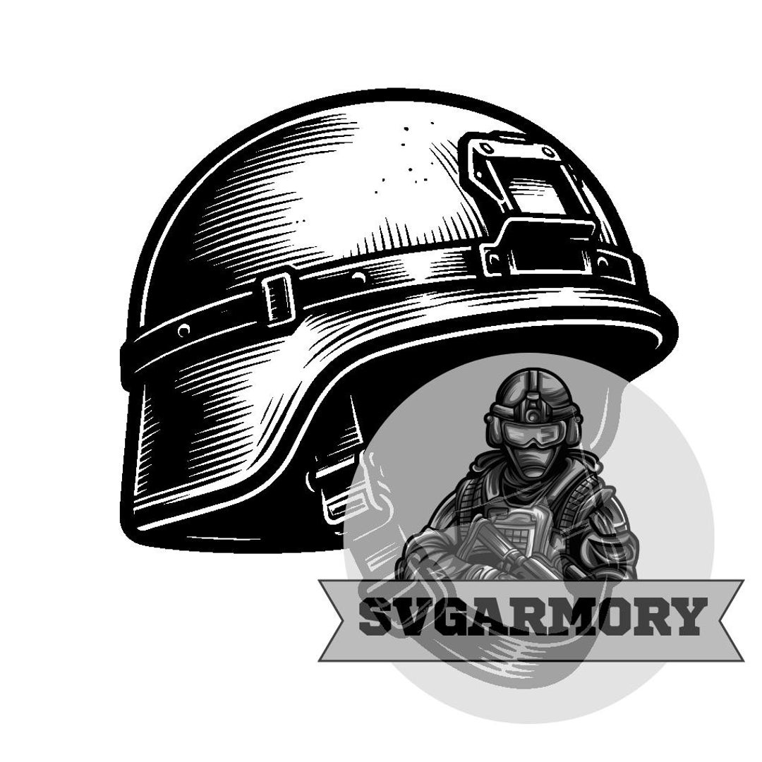 Military Helmet SVG Bundle - Etsy