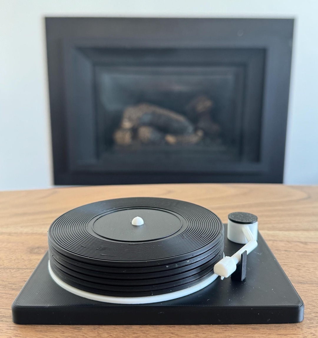 Record Player Coaster Set With Customizable Text. Sets of 4 and 6 ...