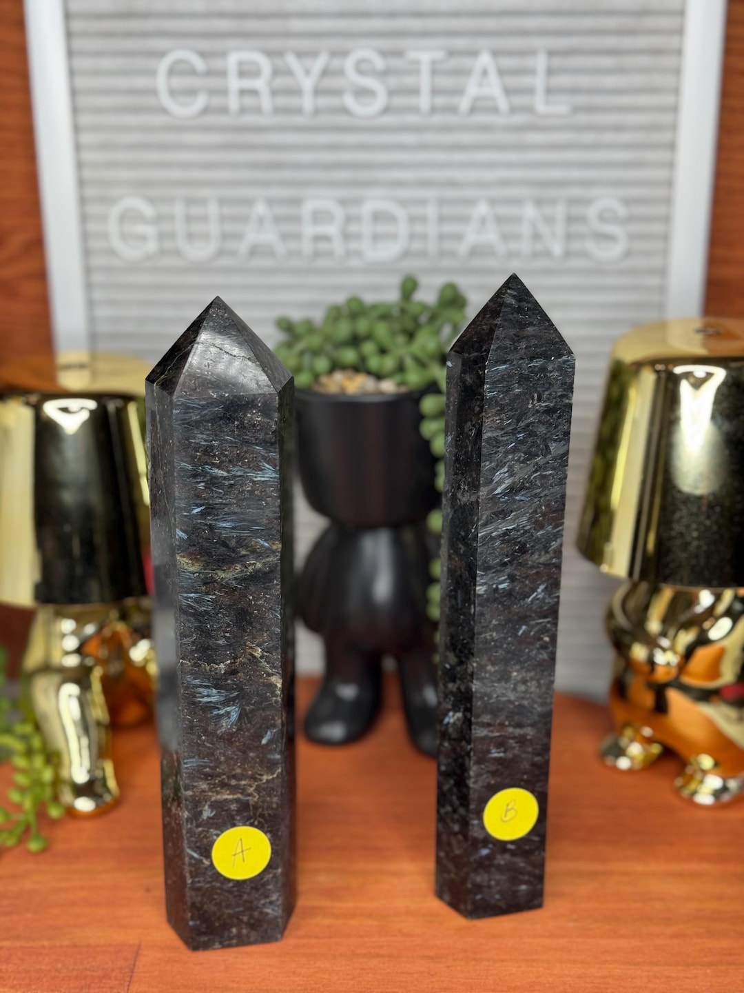 Astrophyllite Tower: Rare Blue Bronze Flash Healing Crystal - Etsy