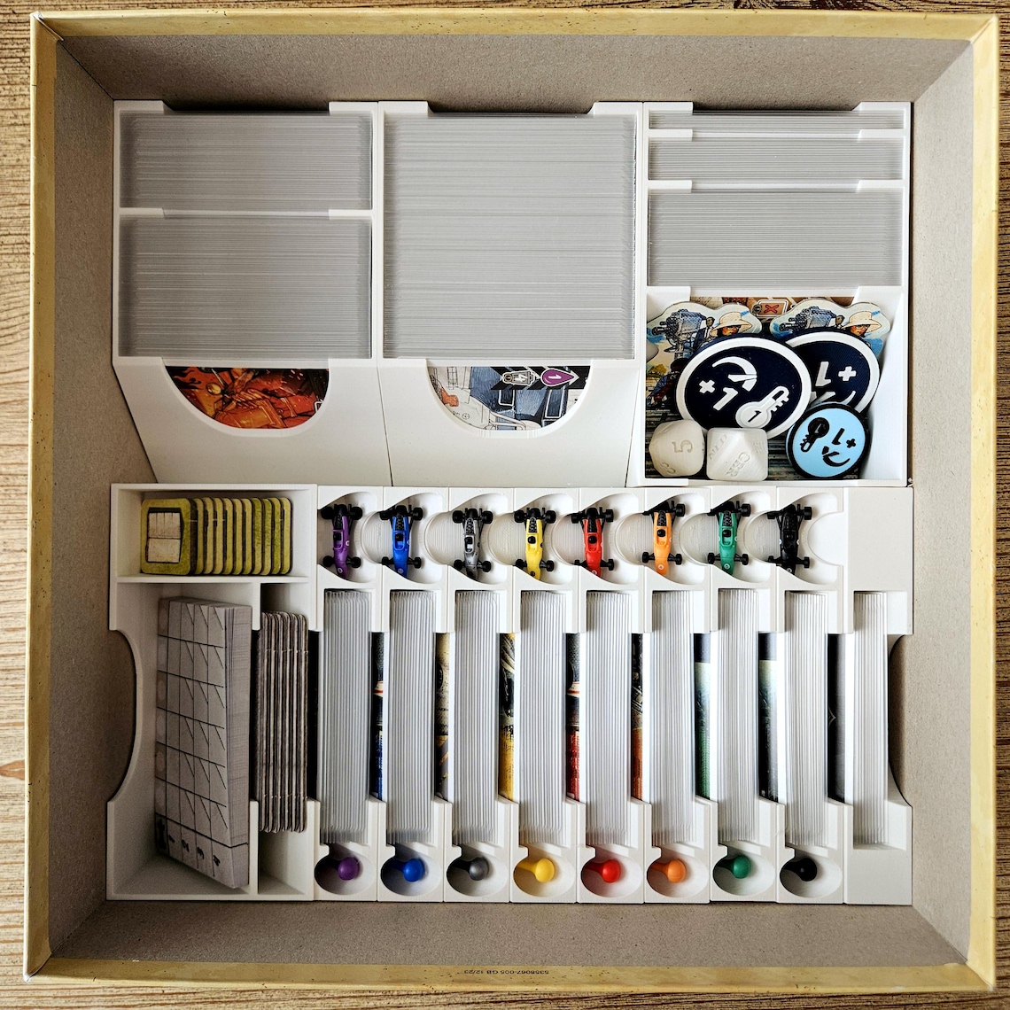 HEAT Board Game Insert for Base Game & 2 Expansions: Fits Sleeved Cards ...