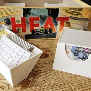 HEAT Board Game Insert for Base Game & 2 Expansions: Fits Sleeved Cards ...