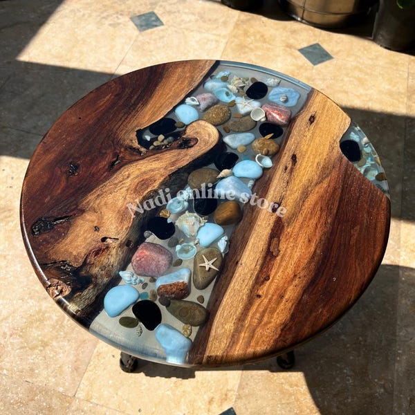 River Resin Table - Etsy