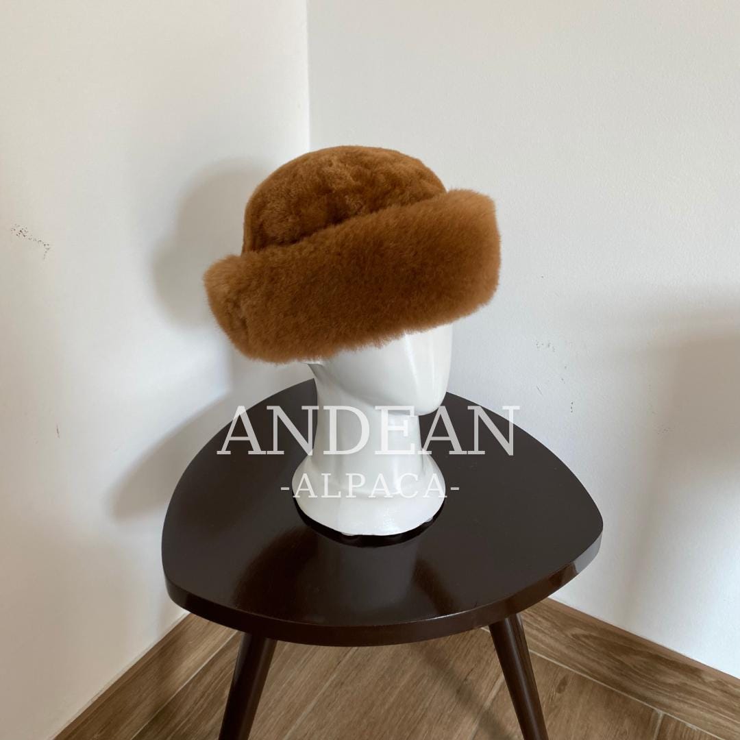 Baby Alpaca Fur Hat – Handmade Peruvian Cossack Hat, Unisex Russian ...