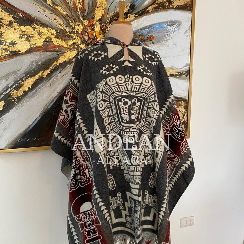 Peruvian Poncho - Etsy