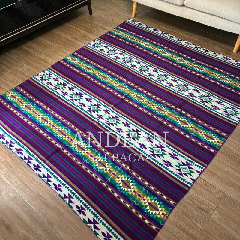 Llama Wool Blanket - Etsy