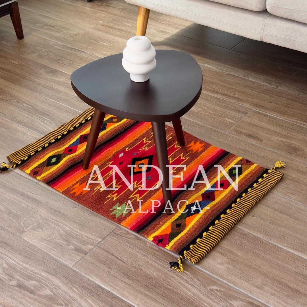 Handwoven Andean Wall Tapestry – 'star of the Andes' Design, Artisan ...
