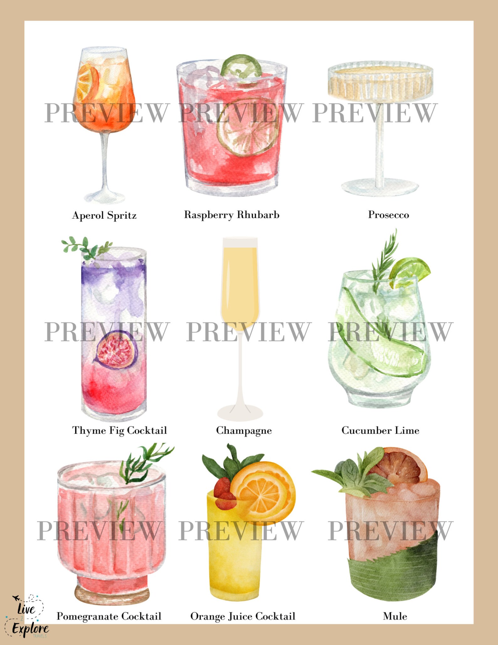 Editable Bar Menu Sign | Signature Cocktails Sign | Cocktail Menu Sign ...