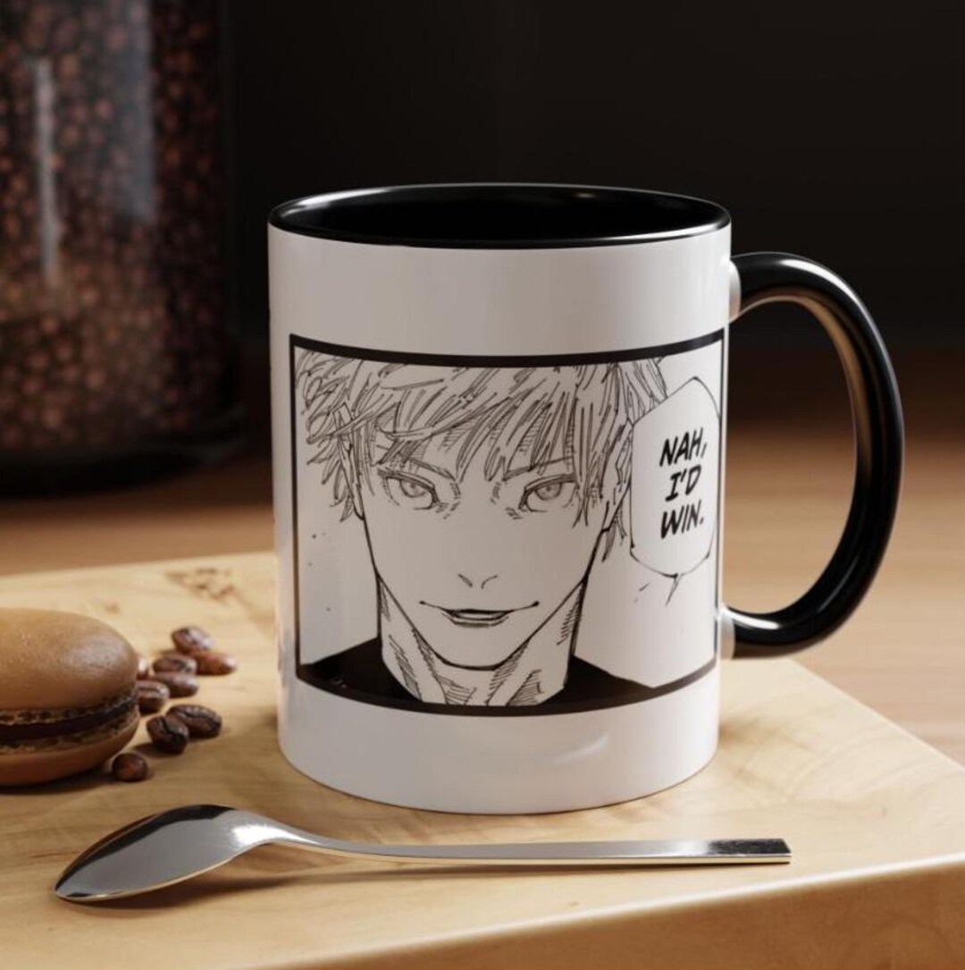 Mug/gojo Satoru Nah I'd Win/tea Mug/anime Fan Gif/illustration Mug/11 ...